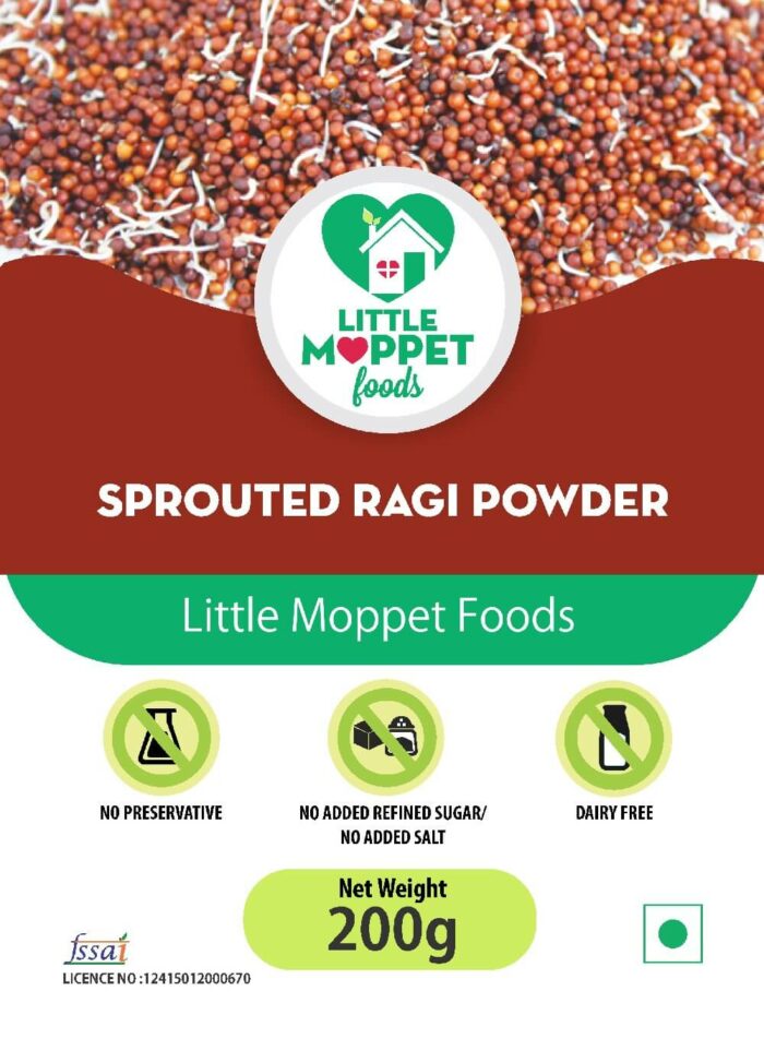 Sprouted Ragi Powder For Babies Calcium Rich Food